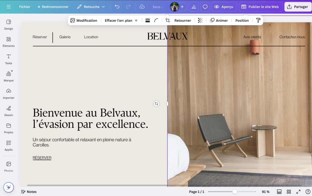 Créer un site web avec Canva : guide pratique - Aves Formation
